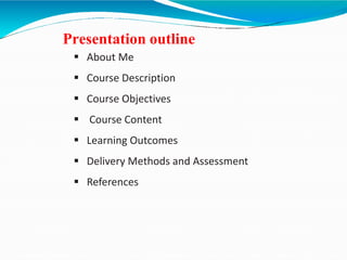 Course Introduction to mechanical engineering | PPT