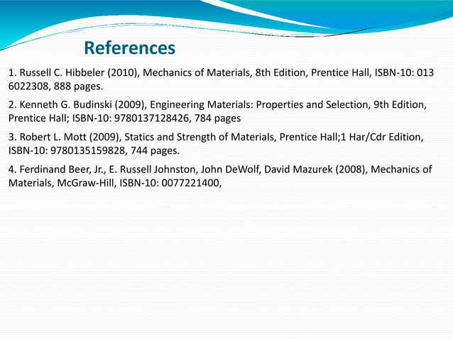 Course Introduction to mechanical engineering | PPT