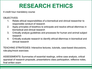 Course introduction_Research Ethics Bioethics Education.pptx