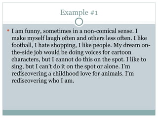 Who am I Today? | PPT