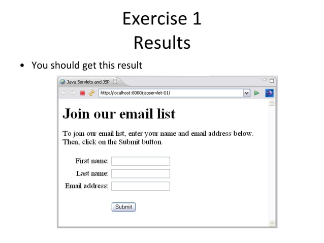 Servlet/JSP course chapter 1: Introduction to servlets | PPT