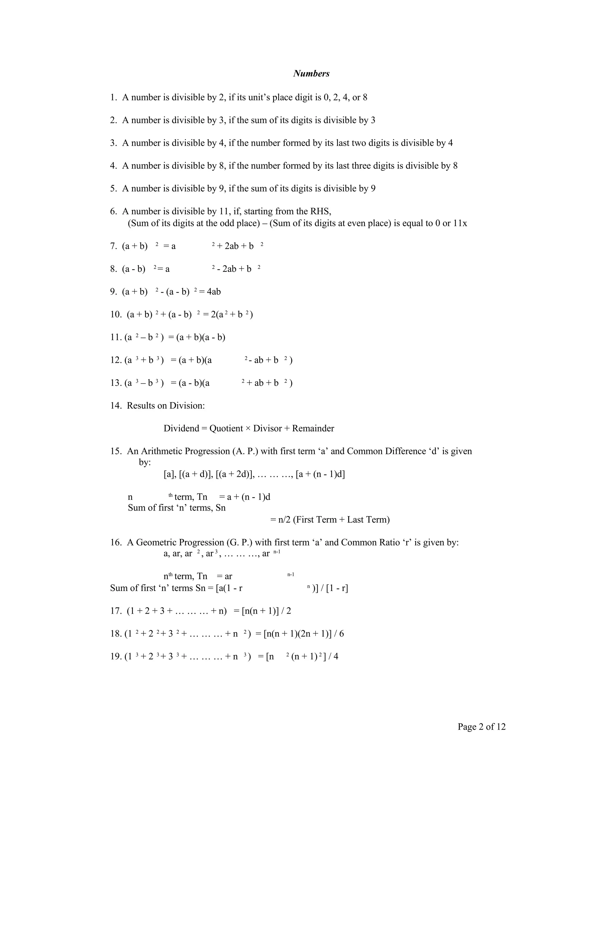 Aptitude With Handy Formulae Doc