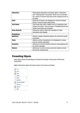 Courselab Quick start guide | PDF