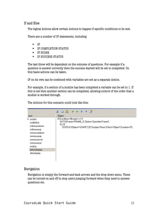 Courselab Quick start guide | PDF