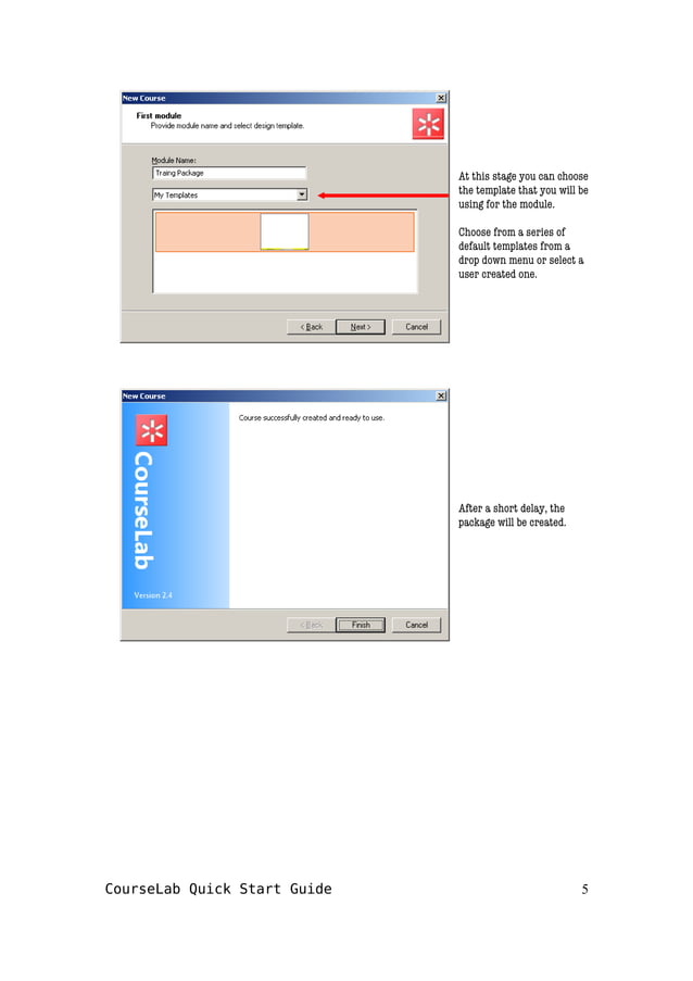 Courselab Quick start guide | PDF