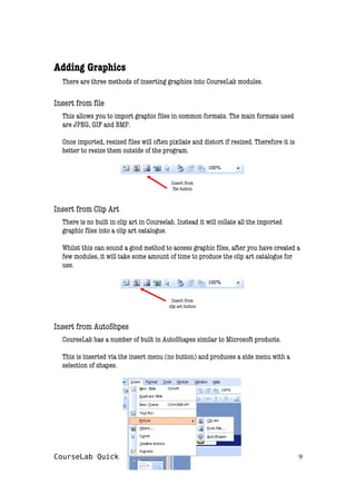 Courselab Quick start guide | PDF