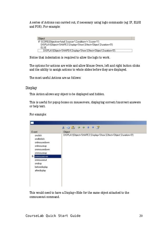 Courselab Quick start guide
