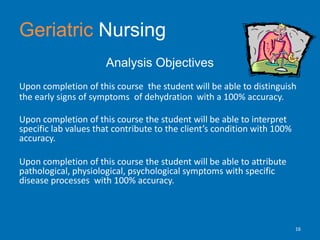 Geriatric Nursing Lesson Plan | PPTX