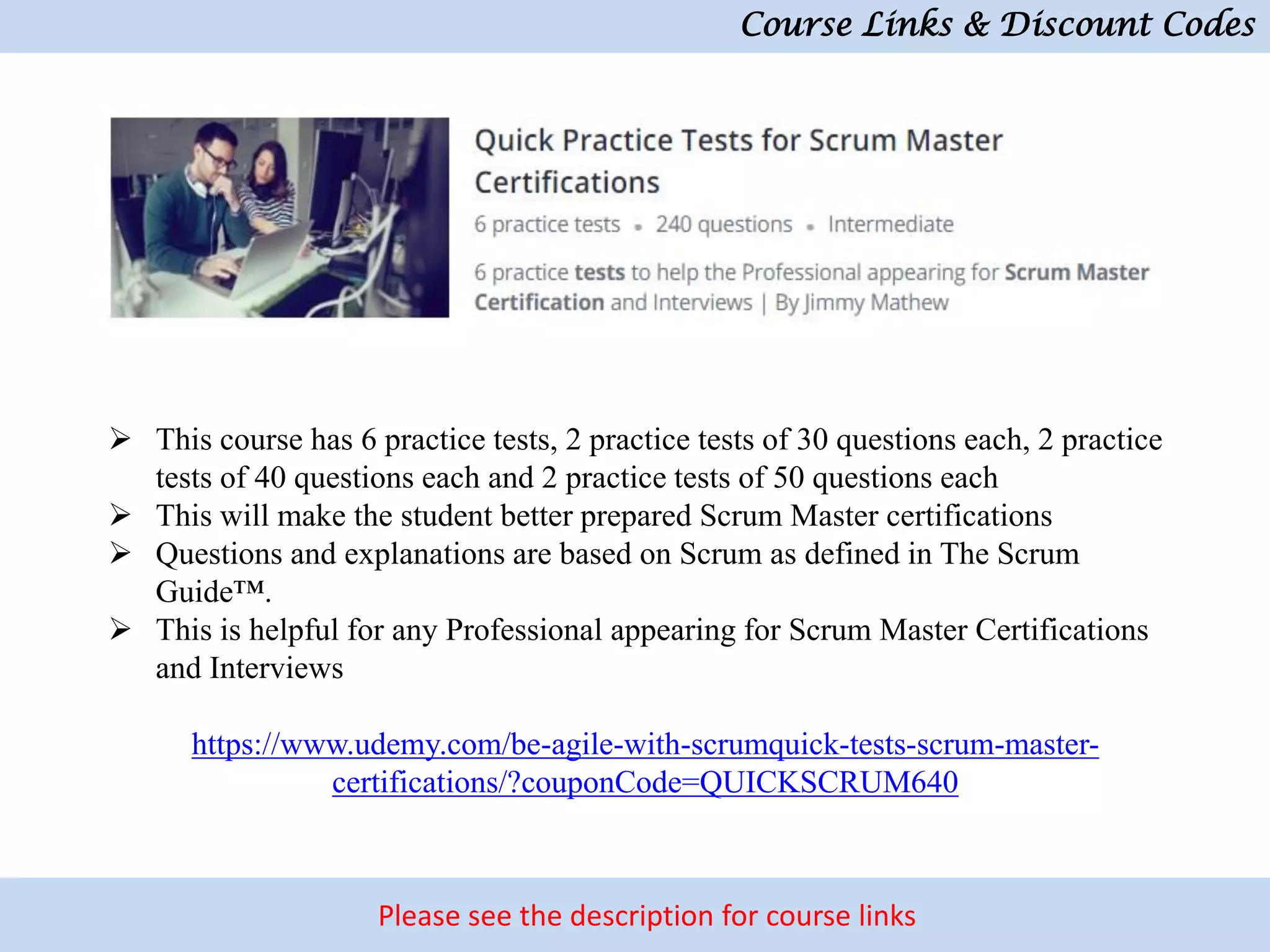 Courses on Agile & Scrum | PPT