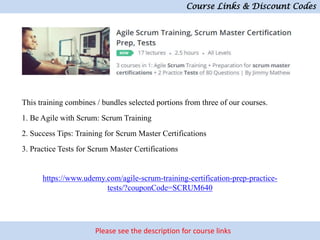 Courses on Agile & Scrum | PPT