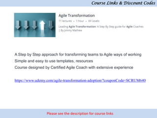 Courses on Agile & Scrum | PPT
