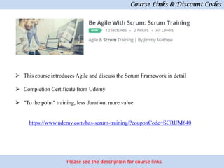 Courses on Agile & Scrum | PPT