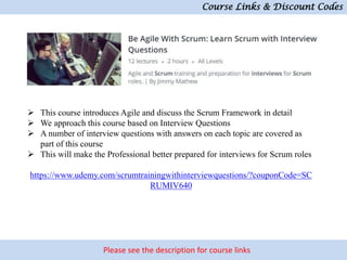 Courses on Agile & Scrum | PPT