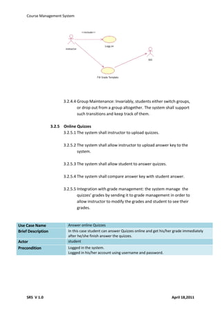 SRS Document Of Course management software system.doc