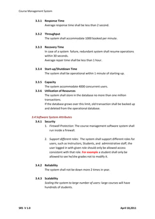 SRS Document Of Course management software system.doc