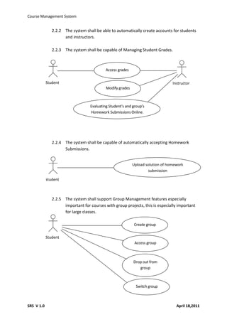 SRS Document Of Course management software system.doc