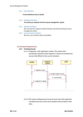 SRS Document Of Course management software system.doc