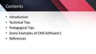 Course Management System | Pptx