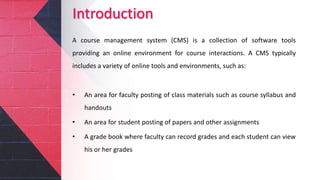 Course Management System | Ppt