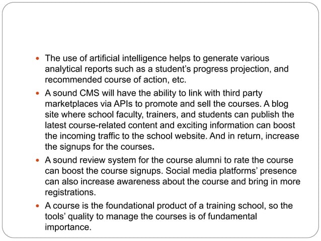 Course Management System (CMS) | PPTX