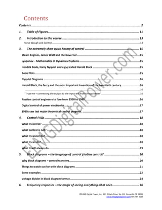 Digital Control of Power Electronics Course Manual Index | PDF