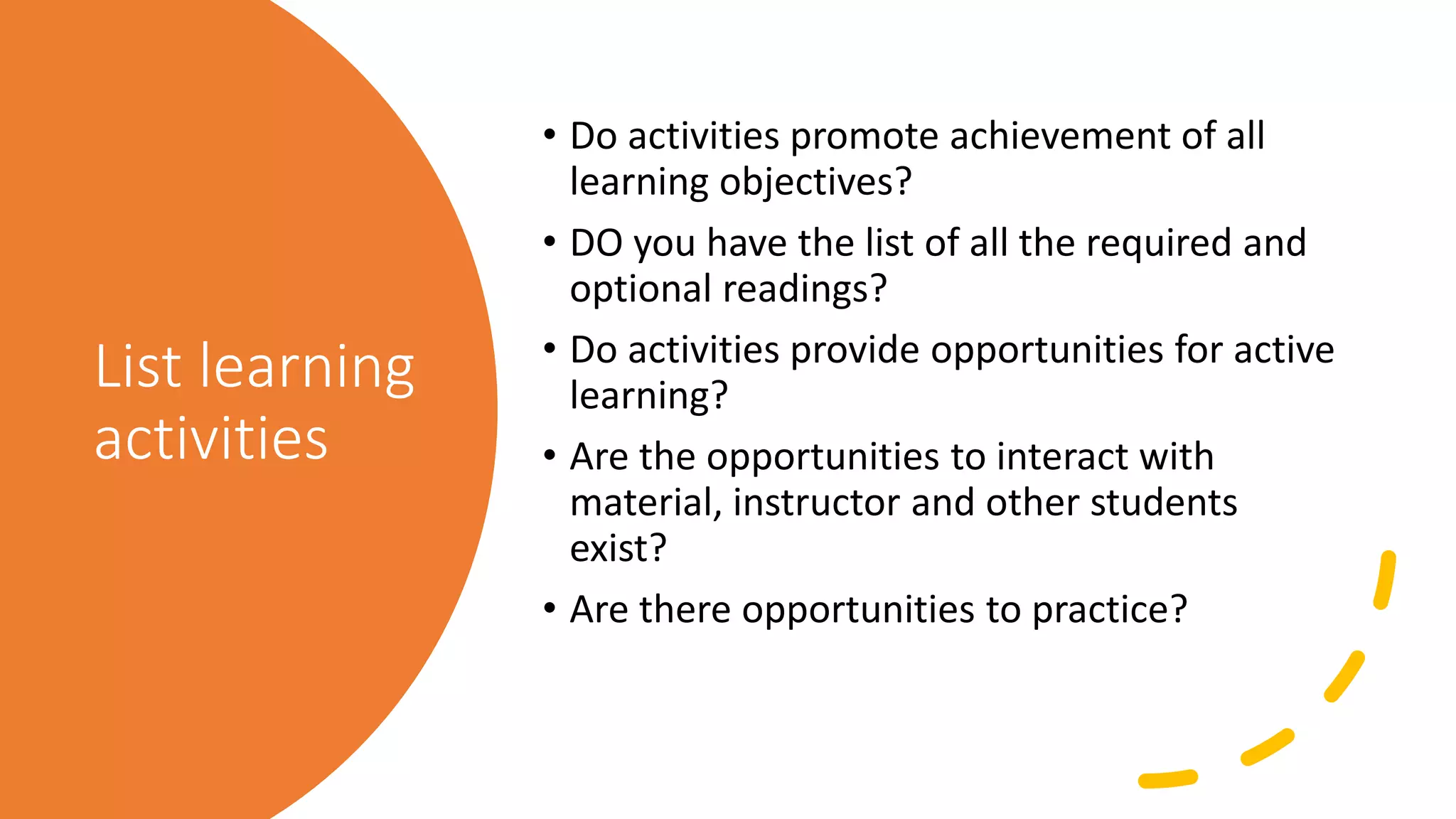 Course mapping | PPT