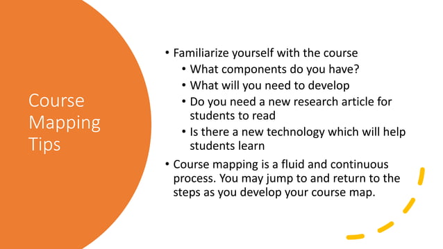 Course mapping | PPT