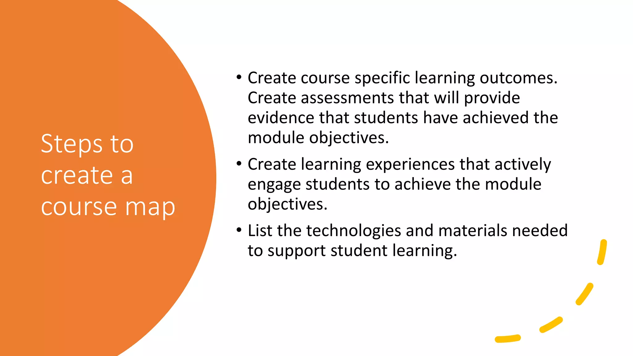 Course mapping | PPTX | Educational Assessment | Education
