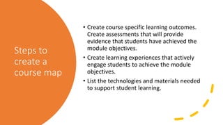 Course mapping | PPTX