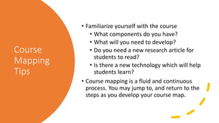 Course mapping | PPTX
