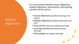 Course mapping | PPTX