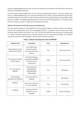 Course material msp430-for_automatic_control | PDF