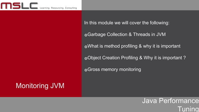 Java Performance Monitoring & Tuning | PPT