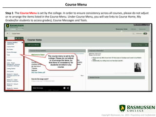 Course menu | PDF