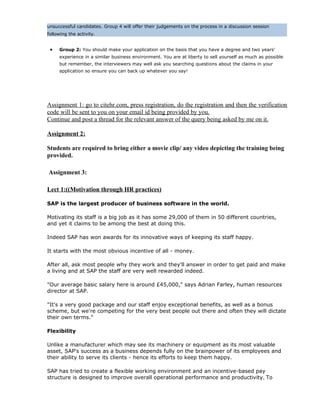 Course module hrm | DOC