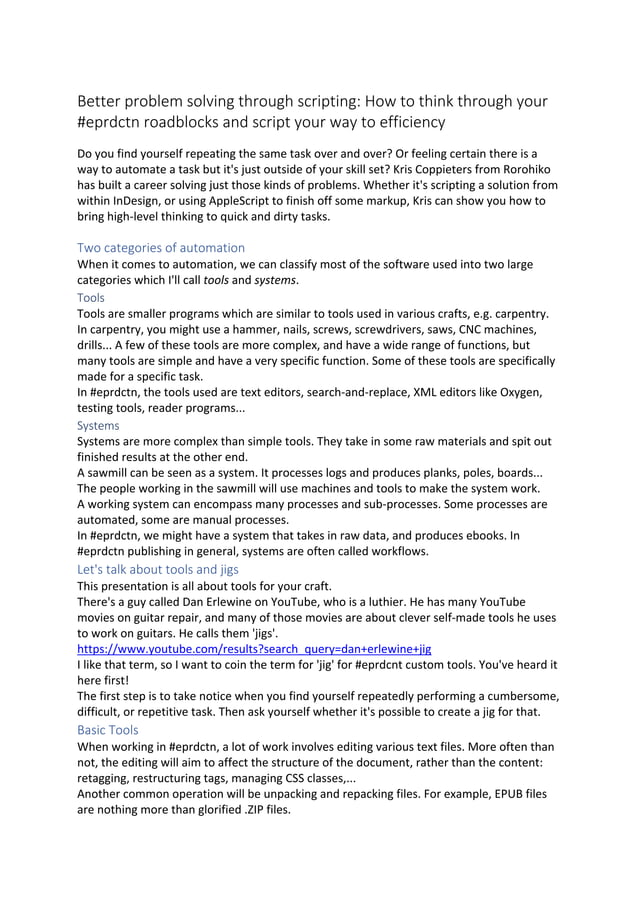 Better problem solving through scripting: How to think through your # ...