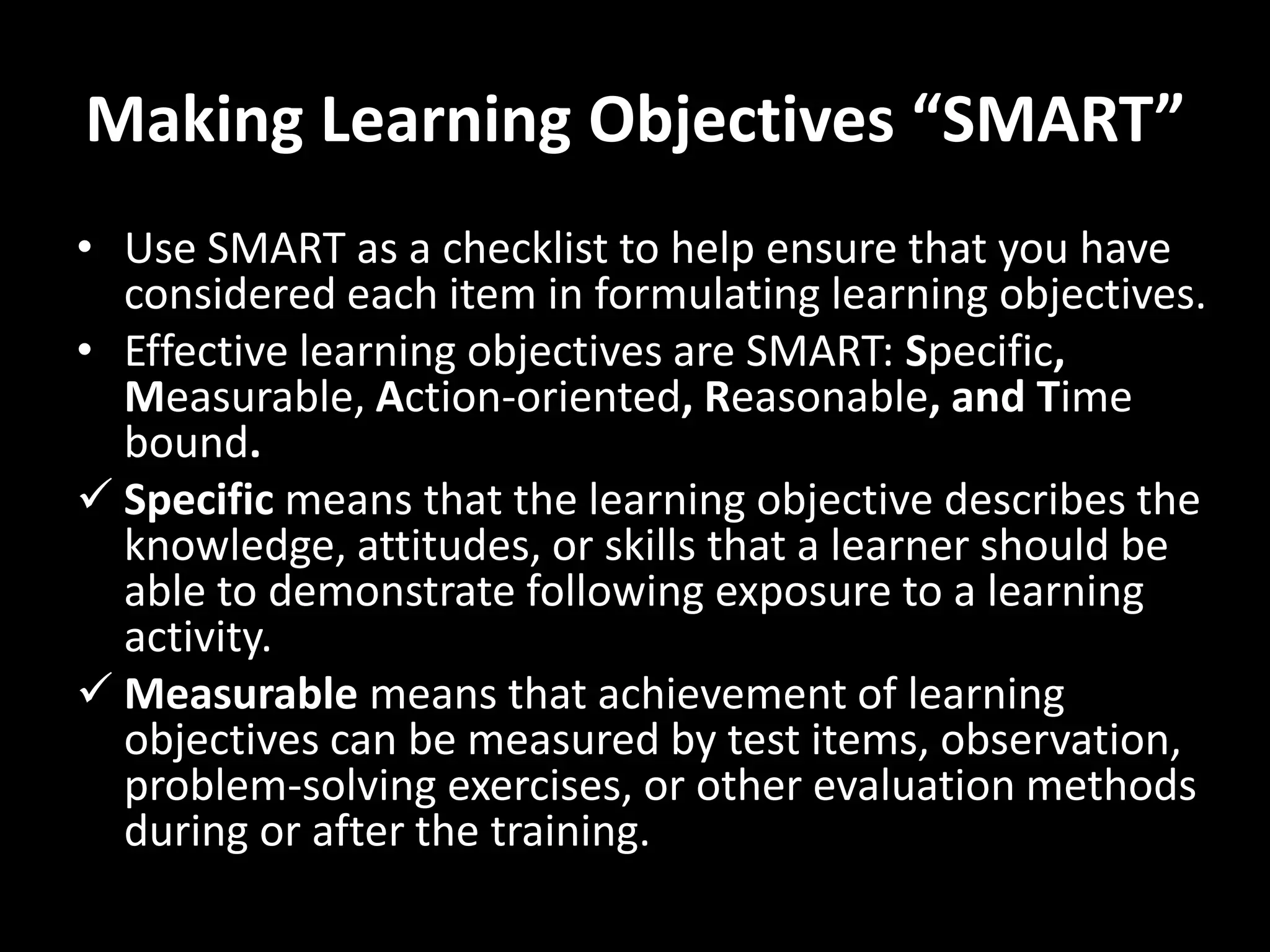Course objectives | PPTX