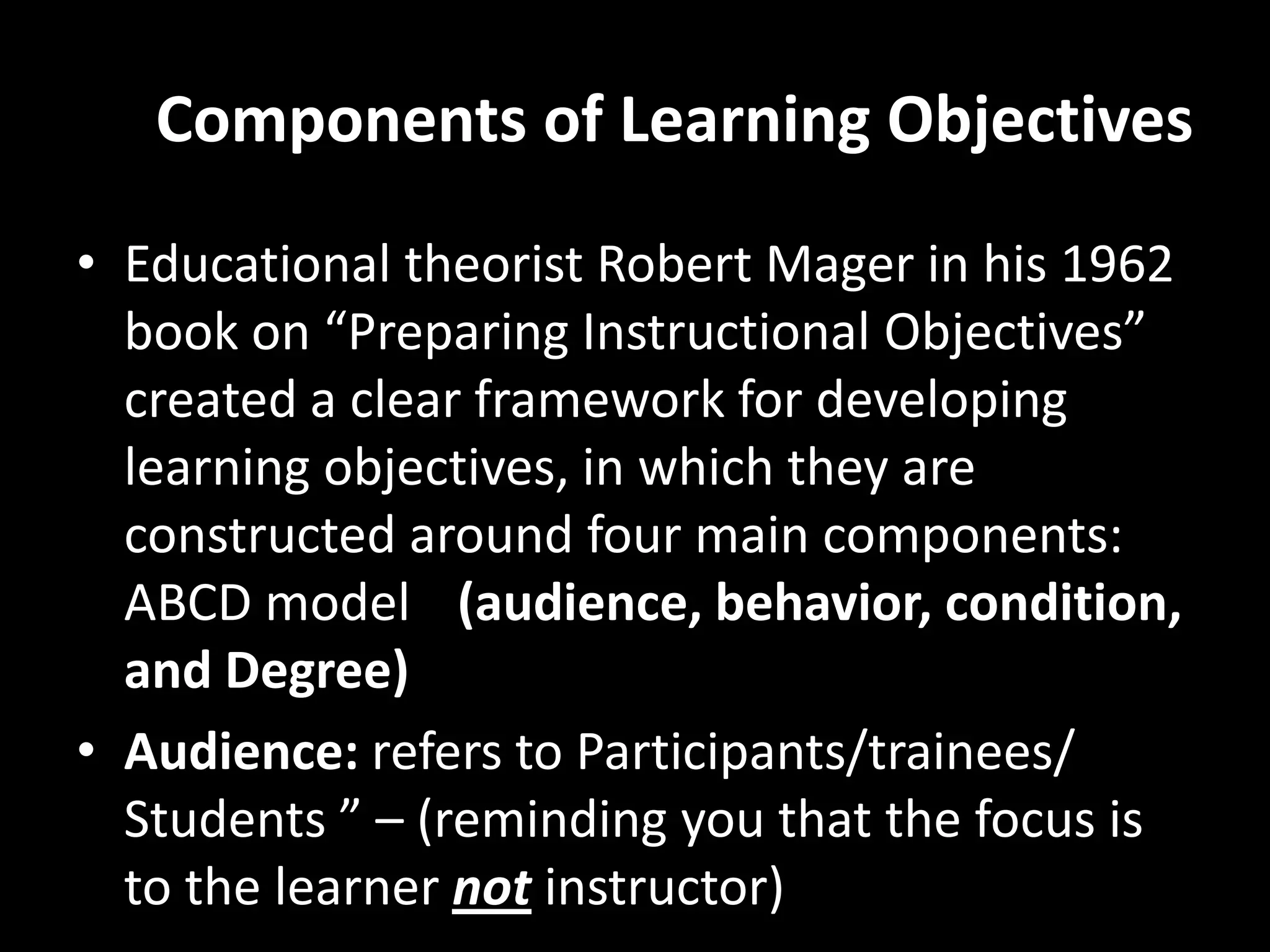 Course objectives | PPTX