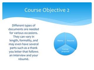 Course objectives | PPTX