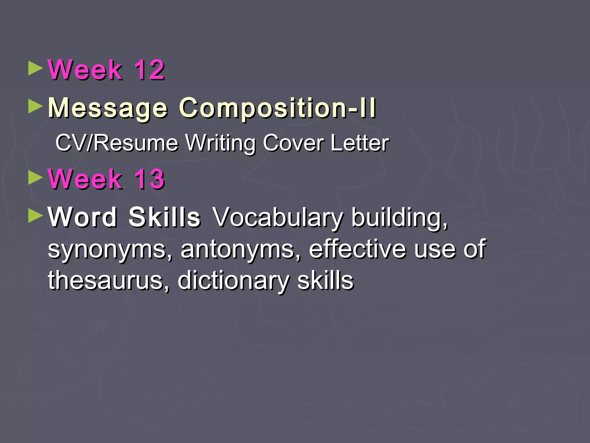 Course objectives & outline (eng.) | PPT