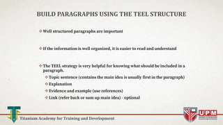 Course of academic writing skills | PDF