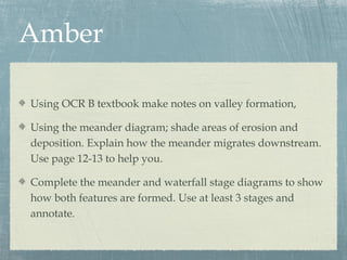 Flipped lesson 1 - The Course of a River | PPT