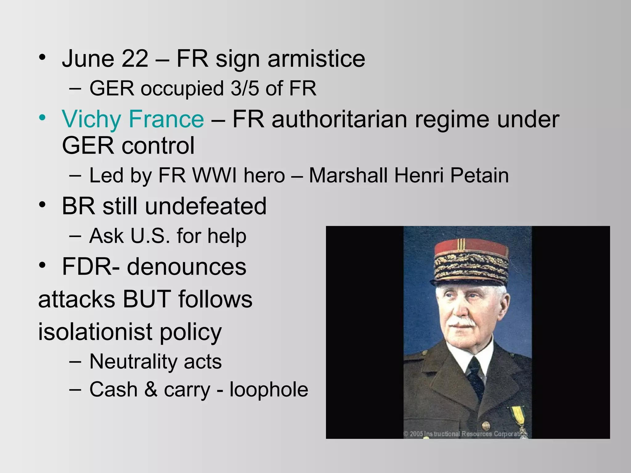 Course of wwii | PPT