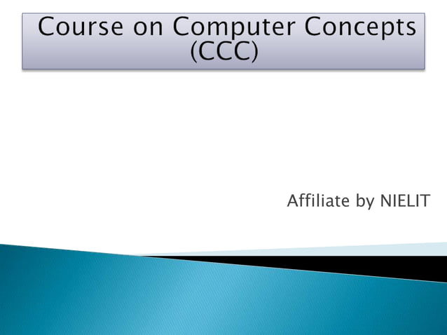 Course on Computer Concepts(CCC).pptx