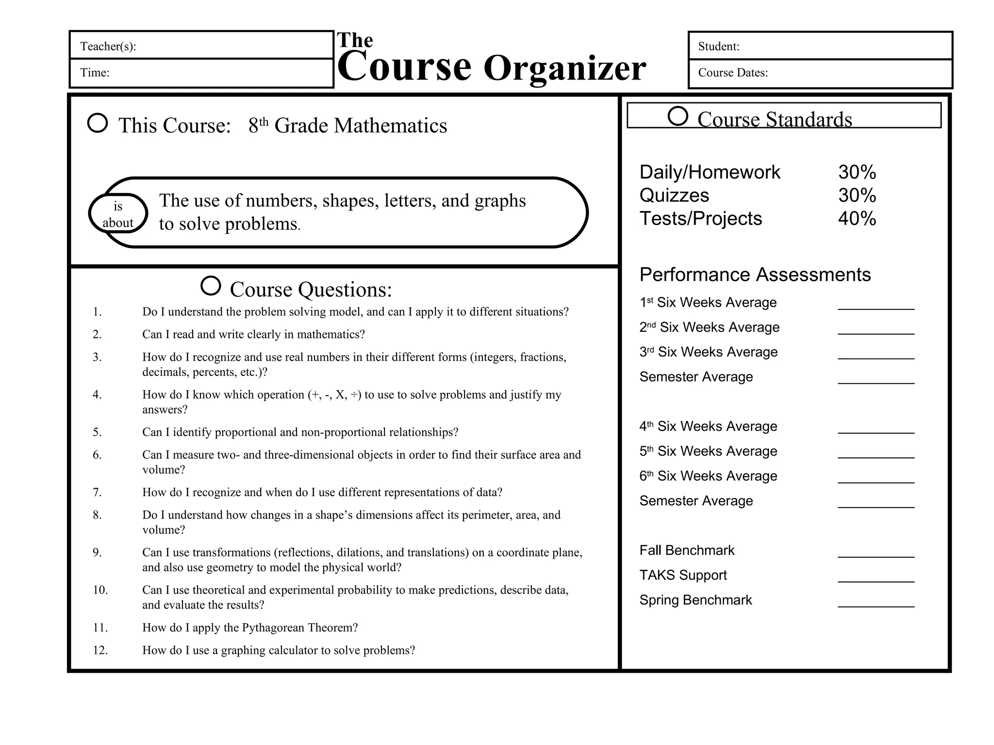 Course Organizer | PPT | 3-D Graphics | Computer Software and Applications