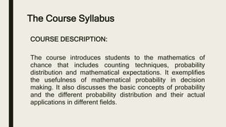 Course Orientation for Probability and Statistics.pptx
