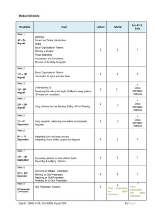 Course outline | DOCX