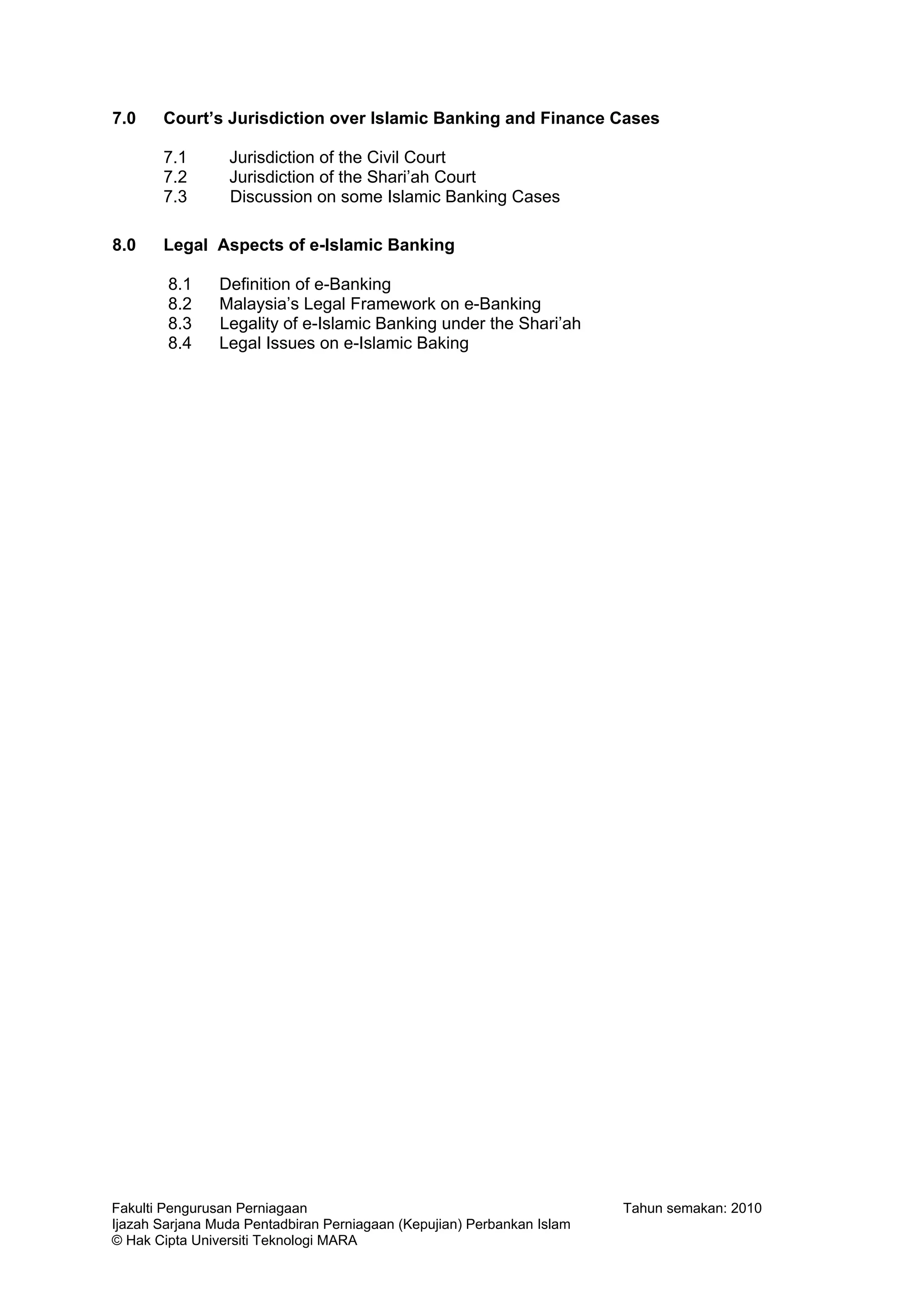 Course outline | PDF