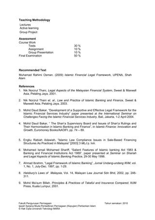 Course outline | PDF