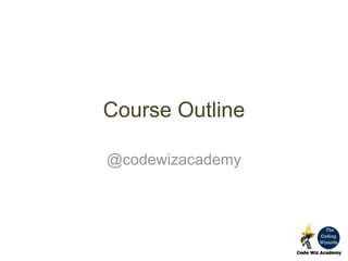Course outline | PPT
